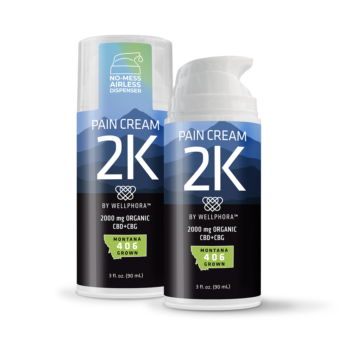 Pain Cream 2K (Zero THC) – Wellphora